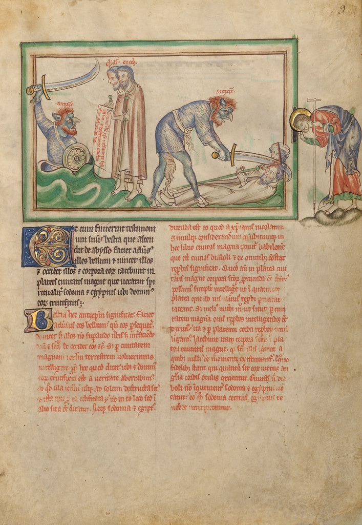Unknown:The Massacre of the Two Witnesses by the Beast,16x12"(A3)Poste ...