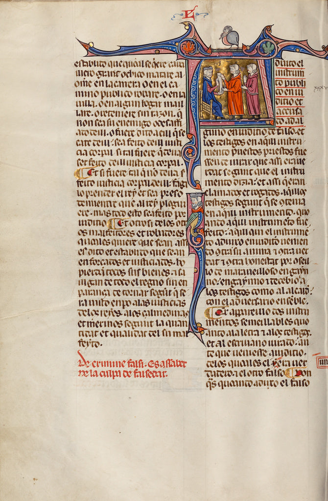 Michael Lupi de ÇandiuUnknown:Initial A: Two Men before a J,16x12"(A3 ...
