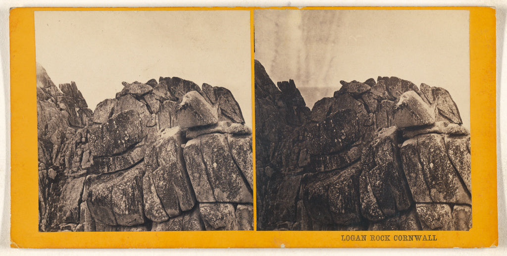 Unknown maker, British:Logan Rock Cornwall,16x12"(A3)Poster – Period Prints