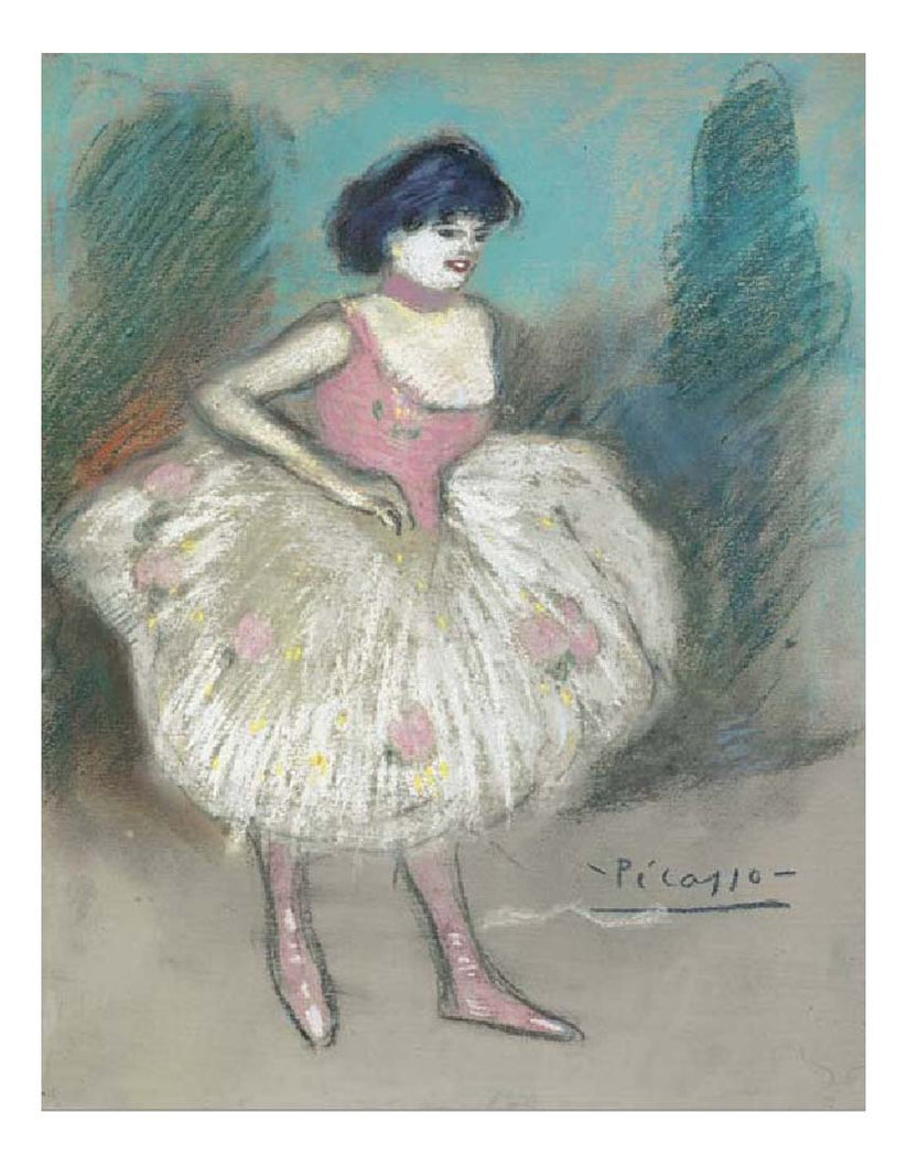 1901 Ballerina by Pablo Picasso, vintage artwork, 16x12"(A3) Poster ...