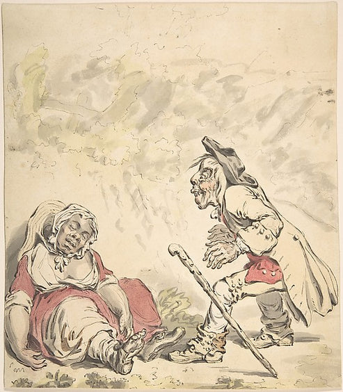 Cymon and Iphigenia 1796-James Gillray,16x12"(A3)Poster – Period Prints