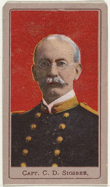 :Captain C. D. Sigsbee from the Heroes of the Spanish War se-16x12"(A3 ...