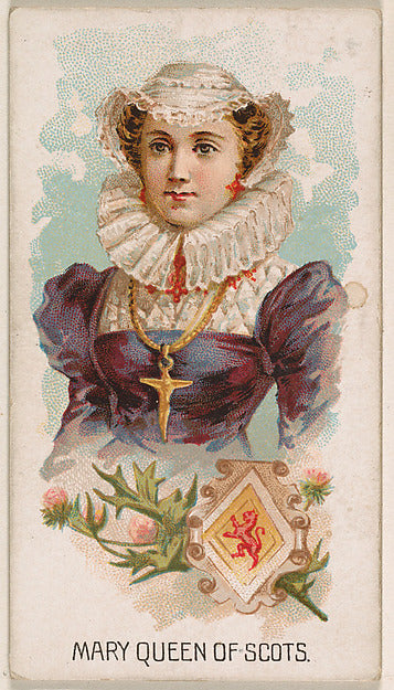 :Mary Queen of Scots from Leaders series issued by Kinney Br-16x12"(A3 ...