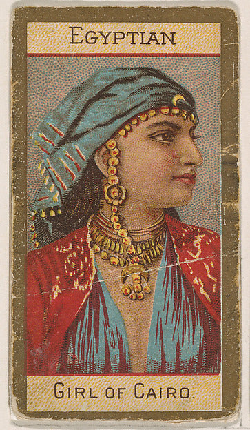 :Egyptian Girl of Cairo from Types of Nationalities issued b-16x12"(A3 ...