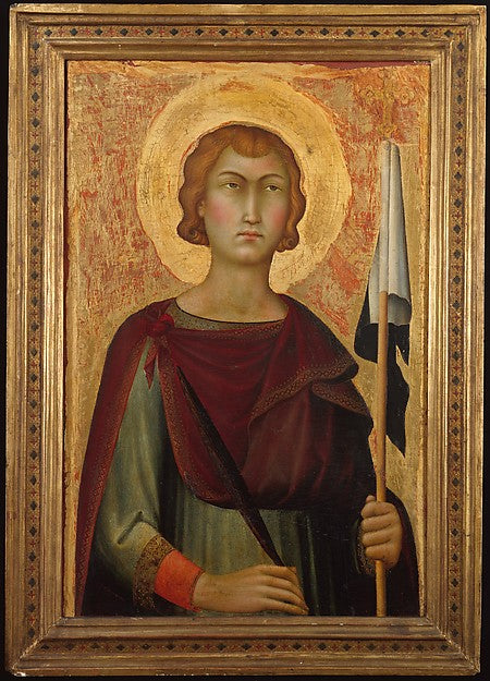 Simone Martini:Saint Ansanus c1326-16x12"(A3) Poster – Period Prints