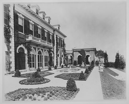 Lloyd Stephens Bryce Residence Roslyn New York East or Gard,16x12"(A3 ...