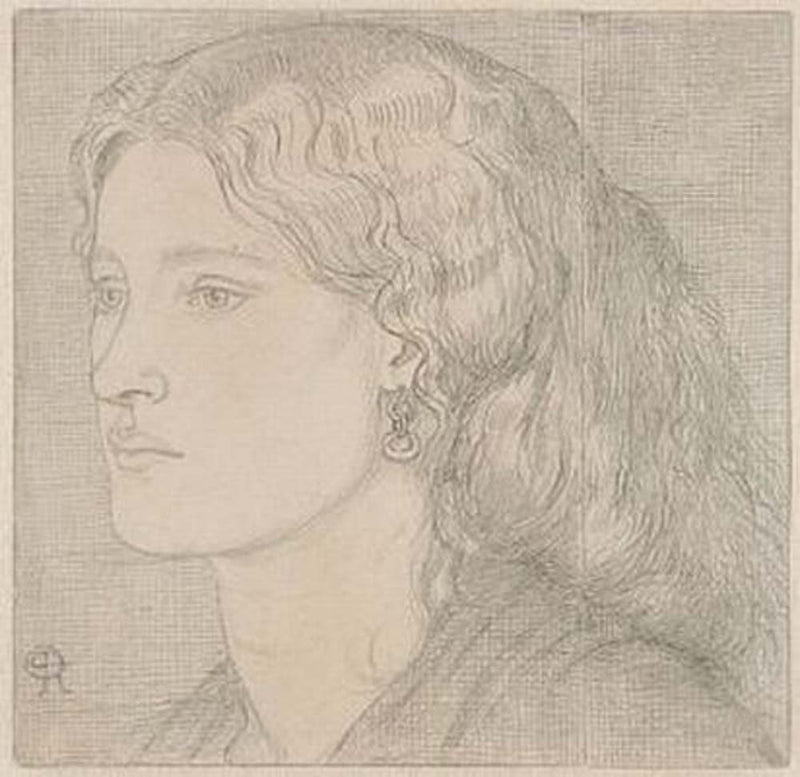 Fanny Cornforth, n.d-1 by Dante Gabriel Rossetti, English Pre-Raphaeli