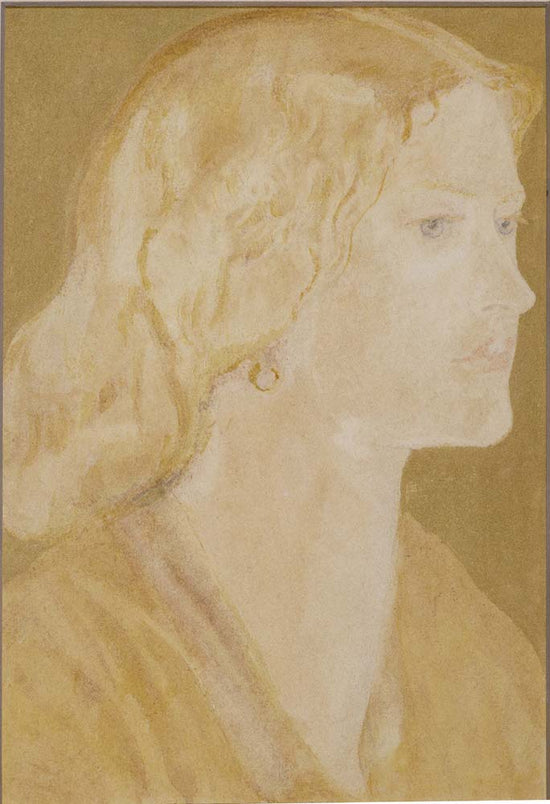 Ruth Herbert, 1858-59 by Dante Gabriel Rossetti, English Pre-Raphaelit ...