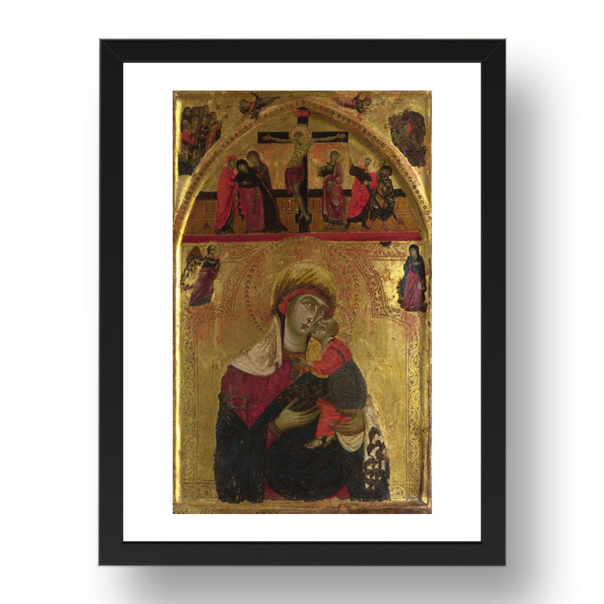 Clarisse Master: The Virgin and Child, Poster in 17x13"(A3) Frame ...