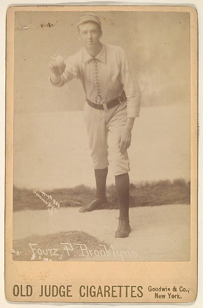 :David Luther Foutz Pitcher Brooklyn from the series Old Judge Cigaret ...