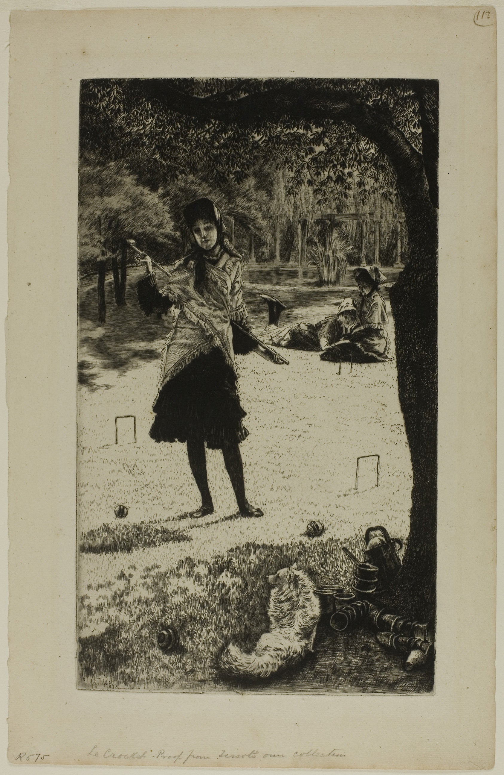 Croquet: James Tissot,16x12"(A3) Poster – Period Prints
