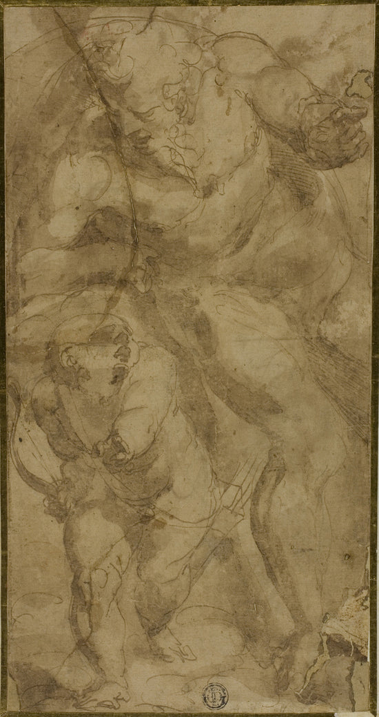 Mars and Cupid: Luca Cambiaso,16x12"(A3) Poster – Period Prints