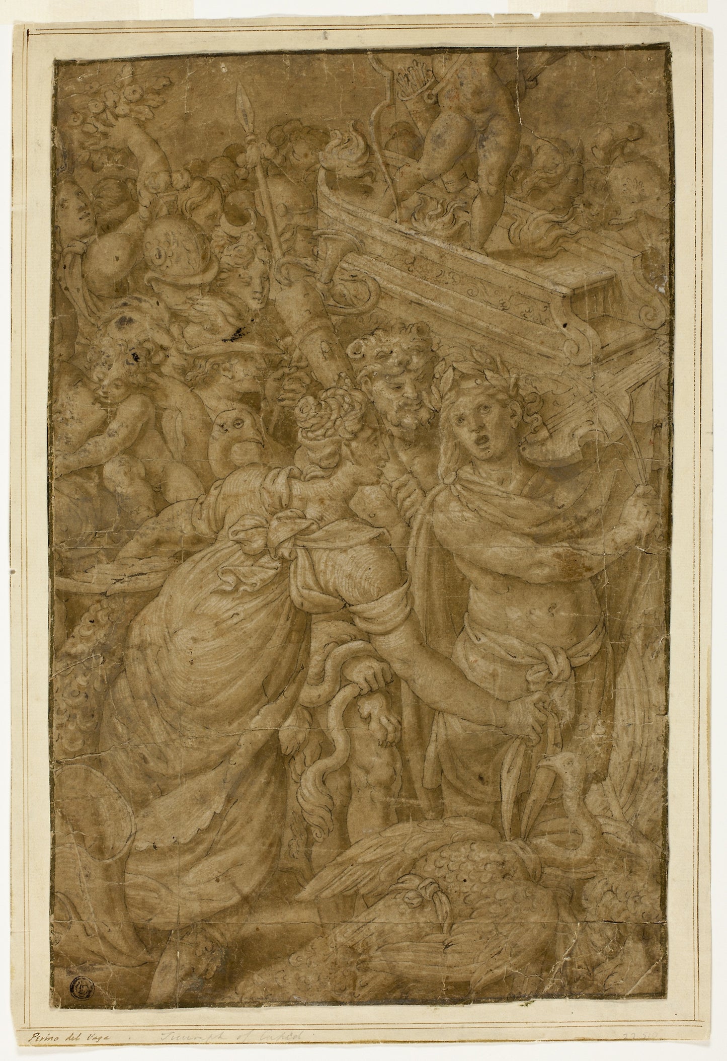 Cupid in Triumphal Chariot, Accompanied - Gods and Goddesses - Followe ...