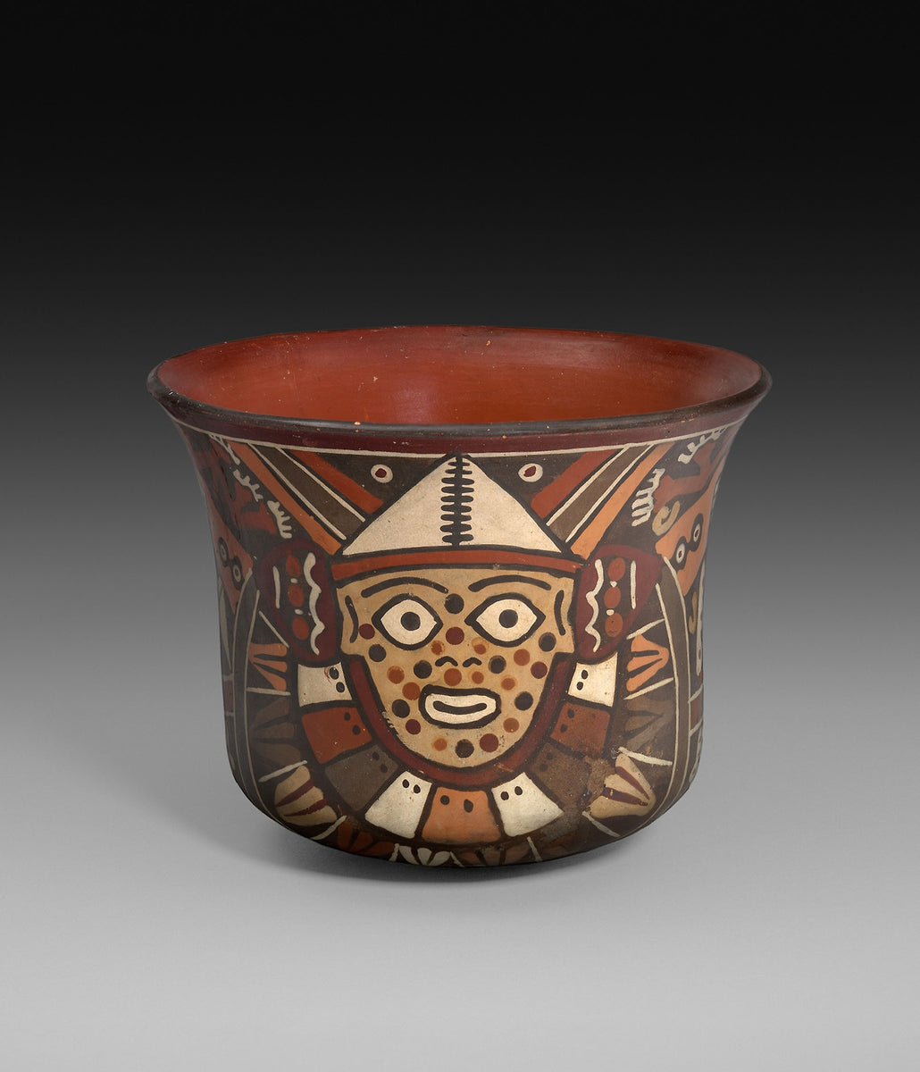 Bowl Depicting a Harvest-Festival Figure: Nazca,16x12"(A3) Poster ...