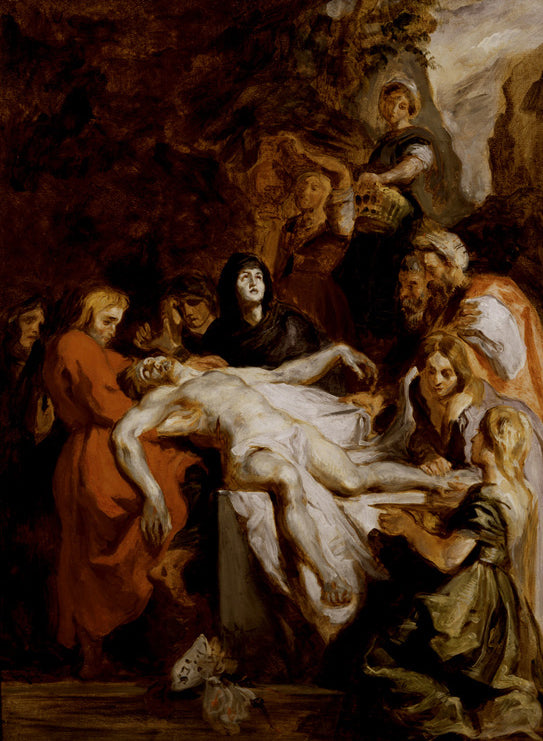 The Entombment (after Rubens) by Eugène Delacroix – Period Prints