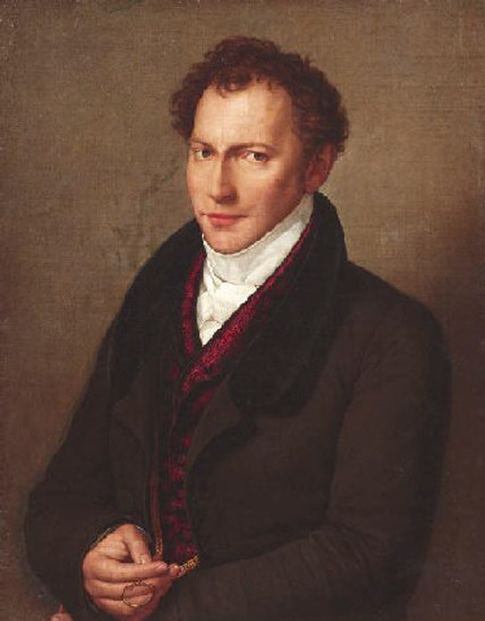 Jacob Salomon Bartholdy, vintage artwork by Carl Joseph Begas, A3 (16x ...