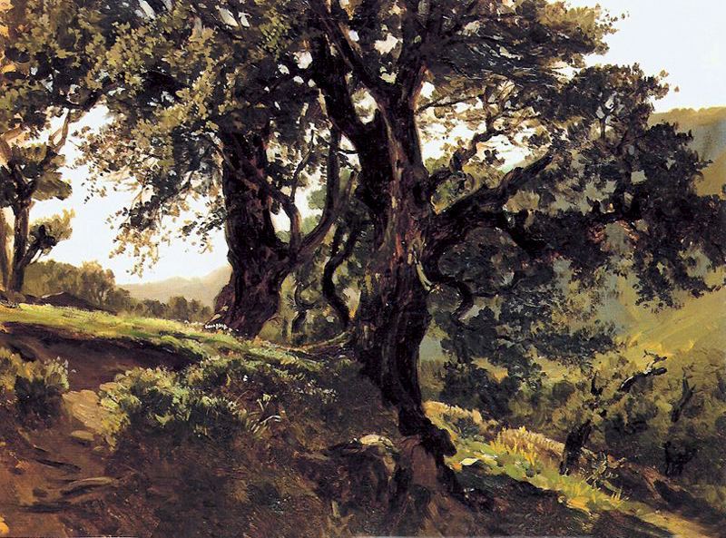 Robles, vintage artwork by Carlos de Haes, A3 (16x12") Poster Print ...