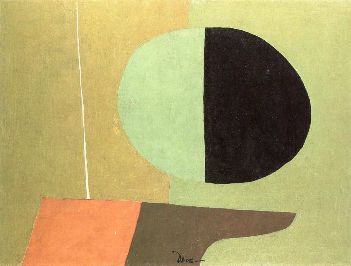 Flagpole, Apple Tree and Garden, vintage artwork by Arthur Dove, A3 (1 ...