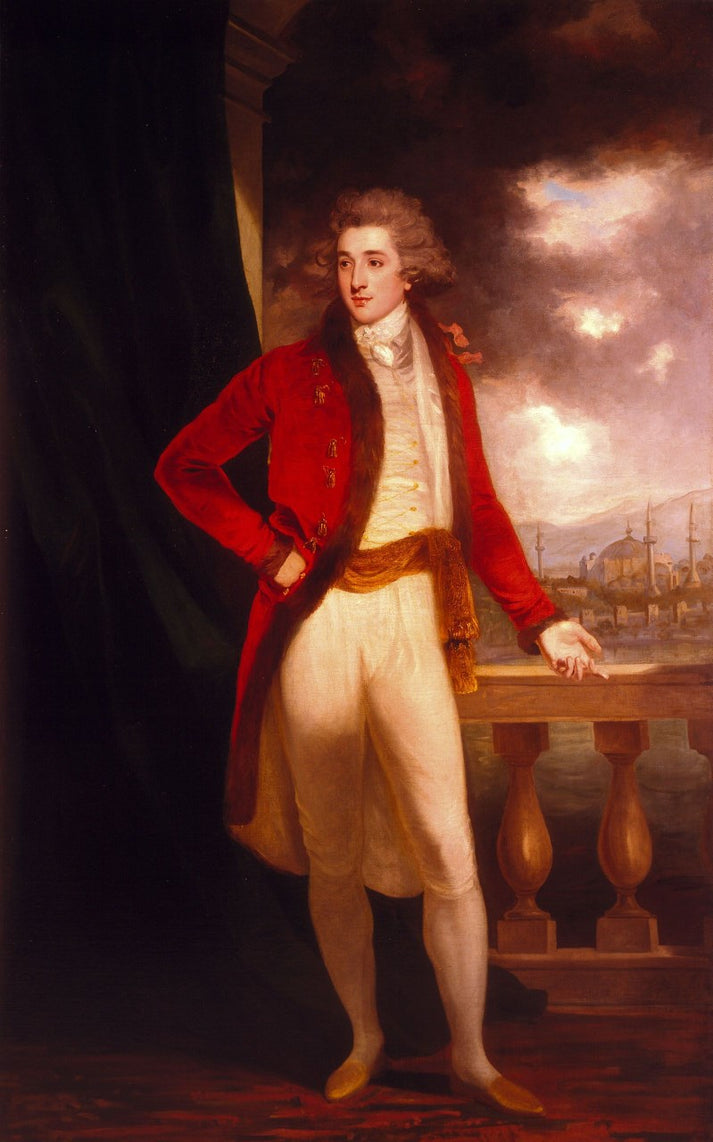 Captain George Porter, vintage artwork by John Hoppner, vintage art, A ...