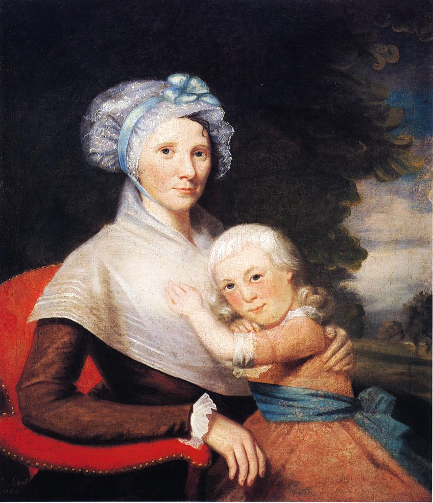 Martha Tennent Rogers and Daughter by Ralph Earl – Period Prints
