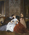 The Hesitant Bride, vintage artwork by Auguste Toulmouche, Poster Prin