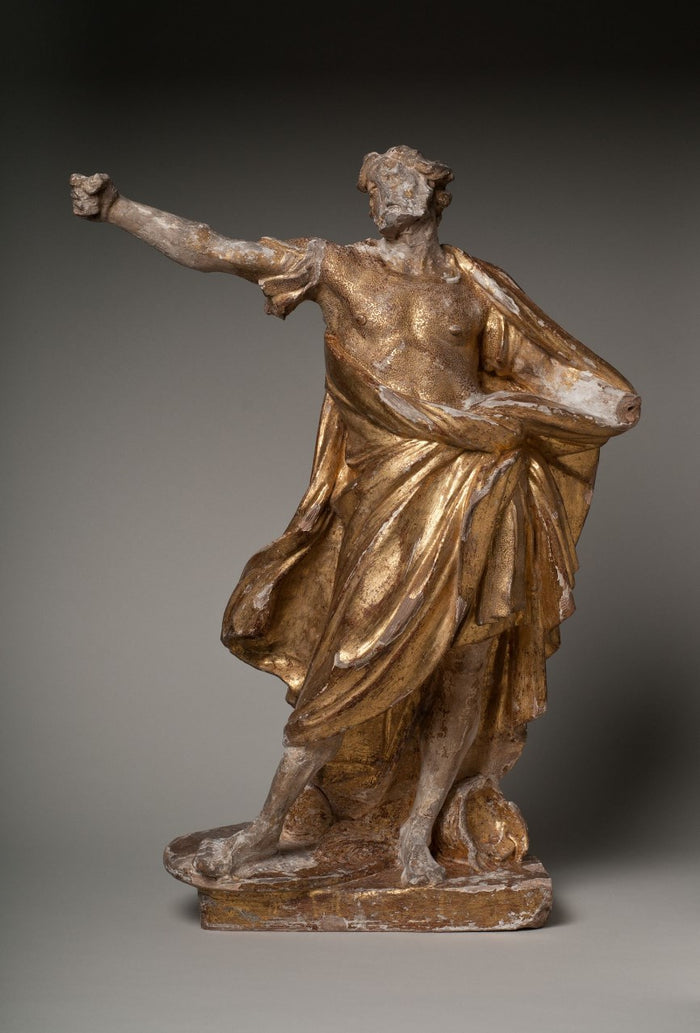 Saint Longinus (study), vintage artwork by Gian Lorenzo Bernini, vinta ...