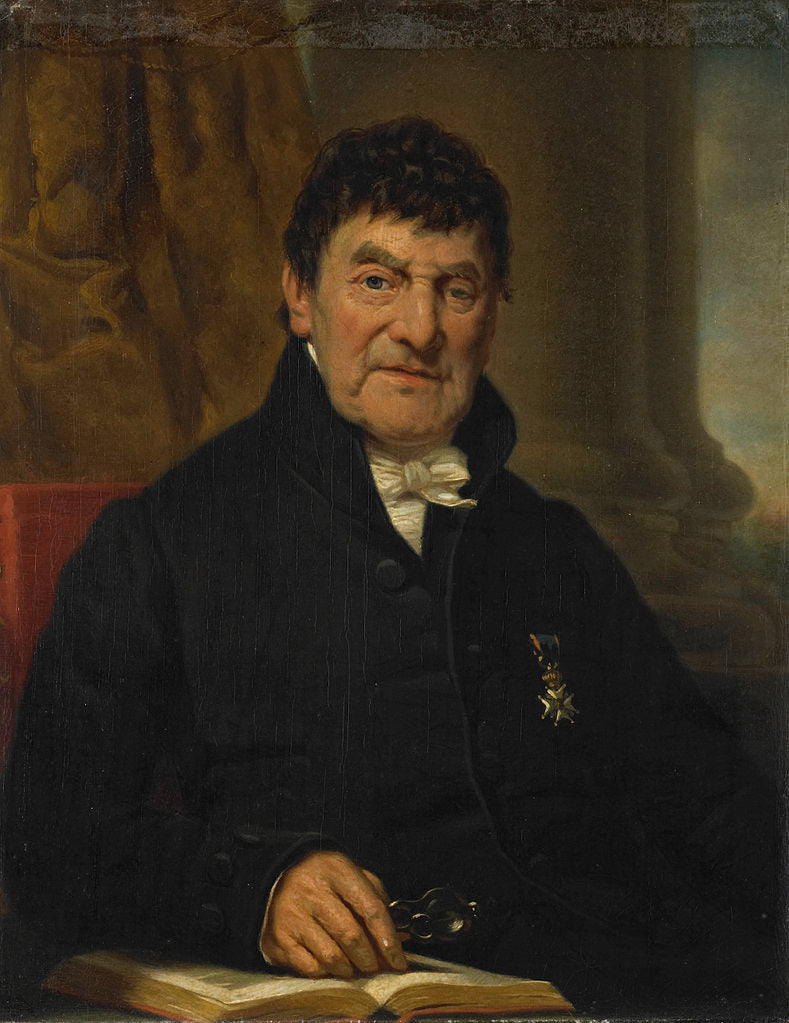 Portrait of Dr. Cornelis Hendrik à Roy, vintage artwork by Jan Adam Kr ...
