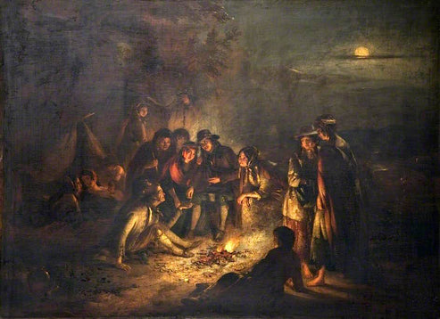 Chief of the Gipsies Dividing Spoil with His Tribe by Thomas Clater ...