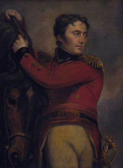 Lieutenant-General Sir John Moore, vintage artwork by James Northcote ...