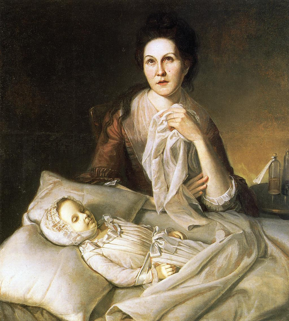 Rachel Weeping, vintage artwork by Charles Willson Peale, vintage art ...