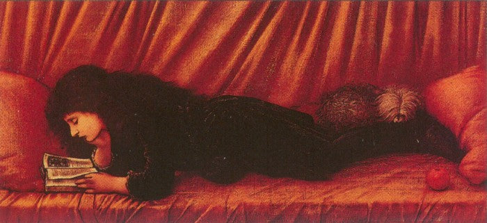 Portrait of Katie Lewis, vintage artwork by Sir Edward Burne-Jones, A3 ...
