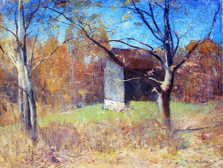 Behind the Artist's Studio, vintage artwork by Emil (Soren Emil) Carls ...