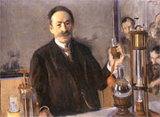 Portrait of Karol Olszewski, vintage artwork by Leon Jan Wyczolkowski,