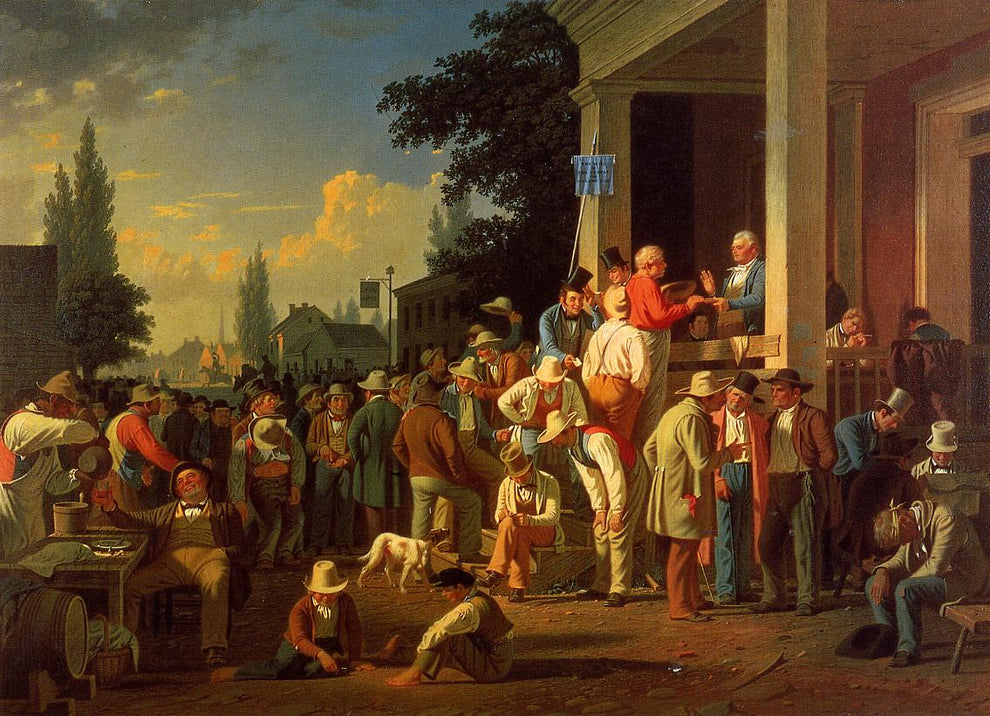 The County Election (no.2) by George Caleb Bingham – Period Prints