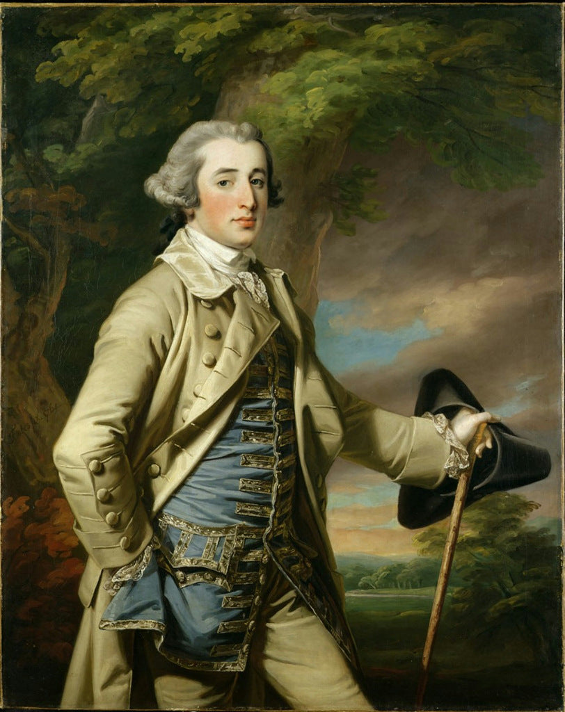 Francis Burdett of Foremarke Hall, vintage artwork by Francis Cotes, R ...