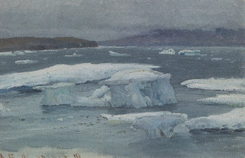 Arctic Ice by Alexander Borisov,A3(16x12")Poster – Period Prints