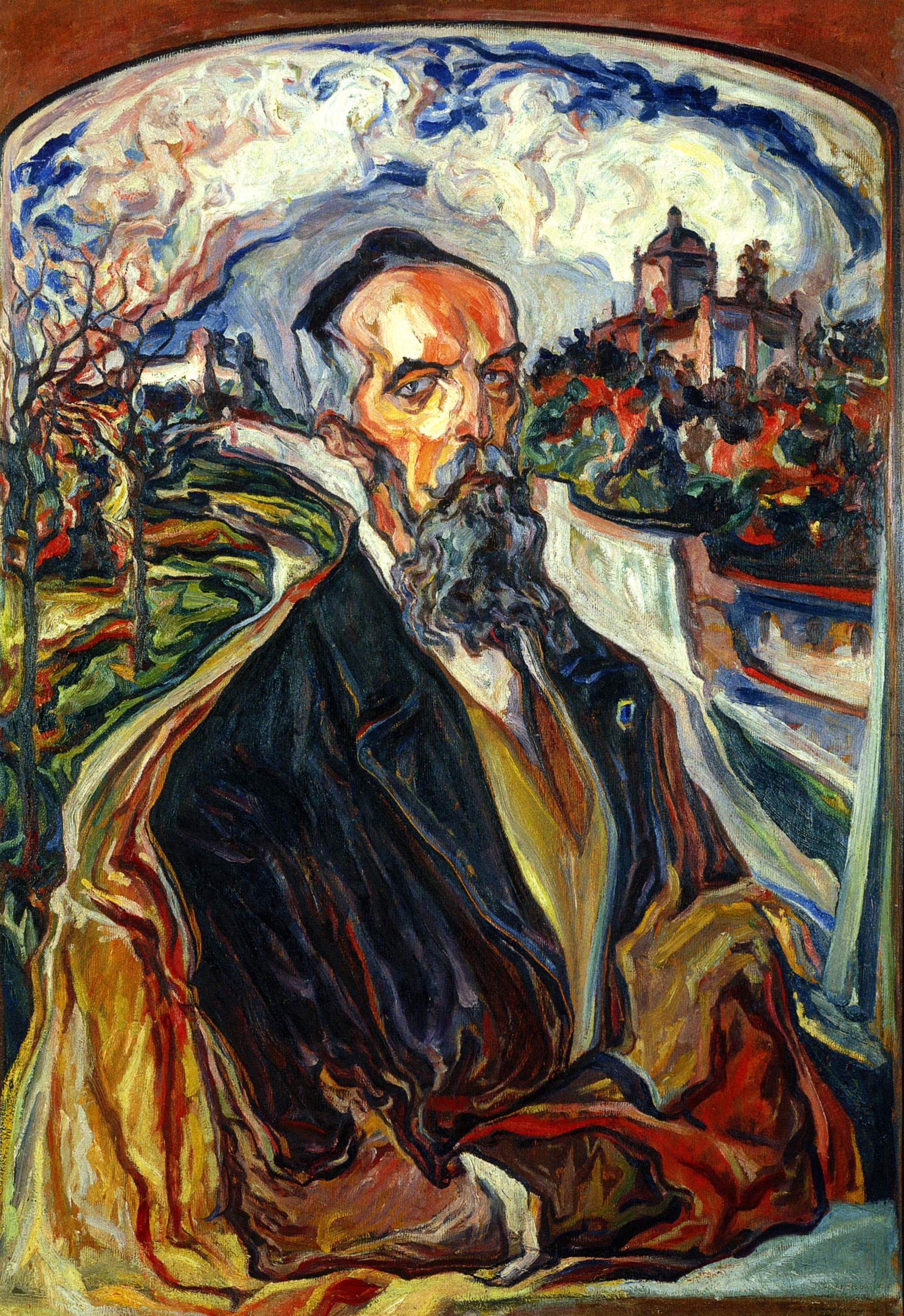 Portrait of Senator Barvinsky, vintage artwork by Oleksa Novakovsky, A ...