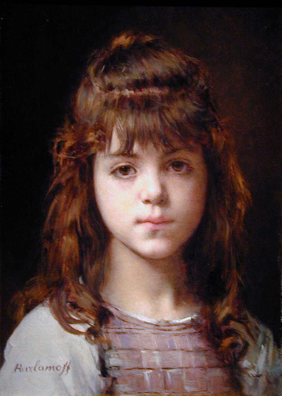 Mignon, vintage artwork by Alexei Harlamoff, A3 (16x12") Poster Print ...