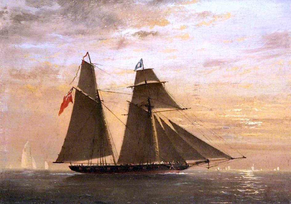HMS 'Pike', vintage artwork by Nicholas Matthew Condy, A3 (16x12") Pos ...