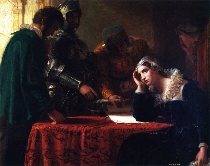 The Abduction of Mary Queen of Scots by Joseph Severn – Period Prints