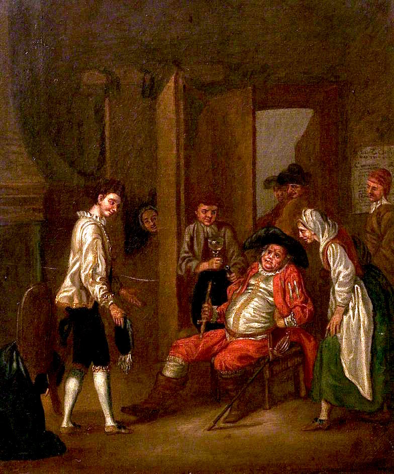 Scene in the 'Boar's Head' Tavern from William Shakespeare's 'Henry IV ...