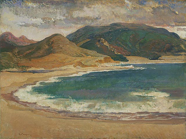 The Round of the Bay, vintage artwork by Paul Dougherty, A3 (16x12") P ...