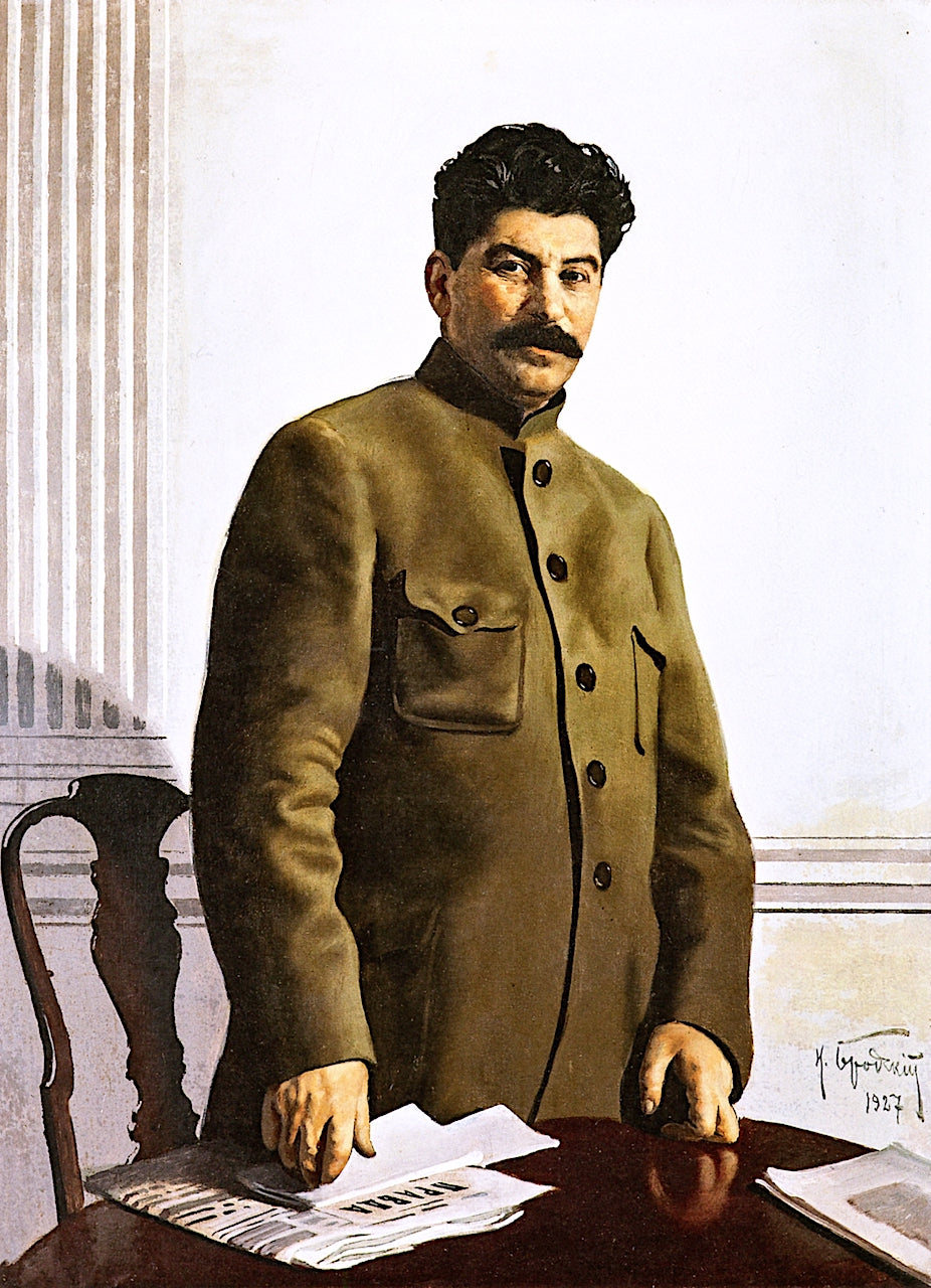 Portrait of Joseph Stalin by Isaak Brodsky,16x12(A3) Poster – Period Prints