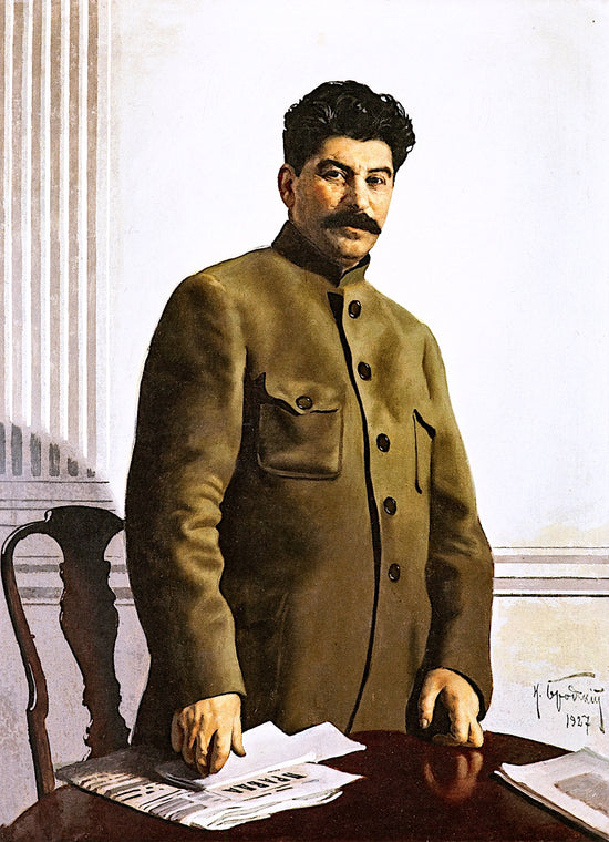 Portrait of Joseph Stalin by Isaak Brodsky,16x12(A3) Poster – Period Prints