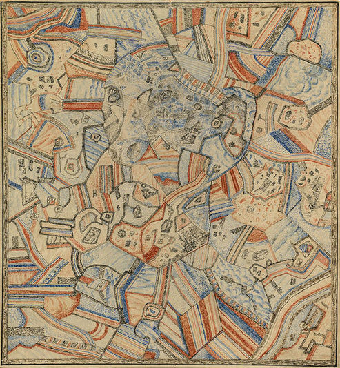 Analytical Head, vintage artwork by Pavel Filonov, A3 (16x12") Poster ...