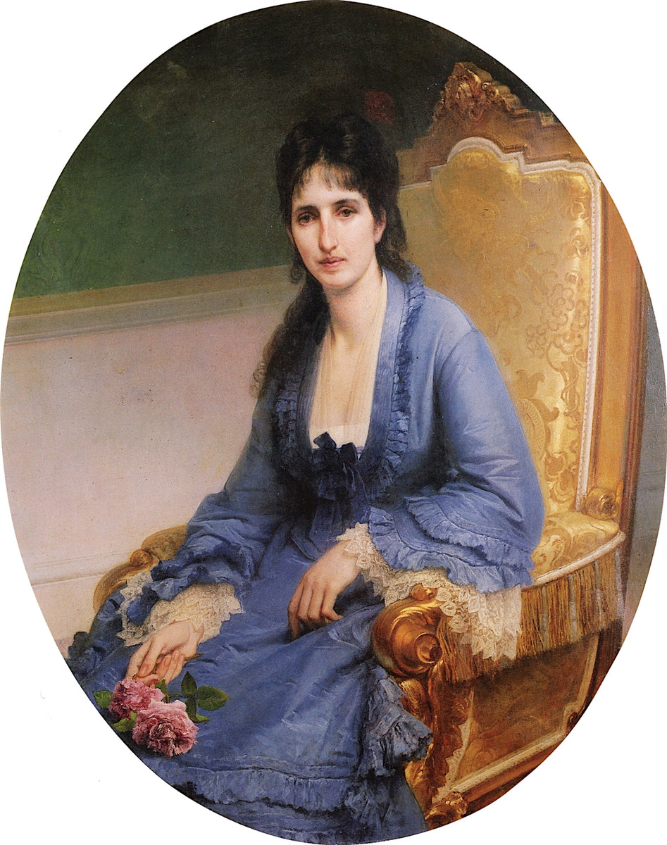 Portrait of Antonietta Negroni Prati Morosini, vintage artwork by Fran ...