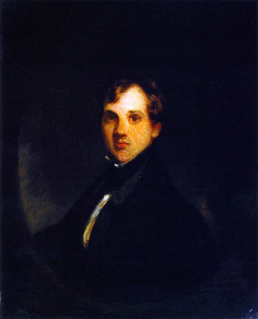 Portrait of Horatio Seymour, vintage artwork by James E. Freeman, A3 ...