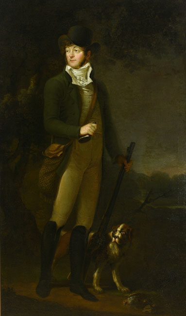 Portrait of Anton Wańkowicz, vintage artwork by Jan Rustem, vintage ar ...