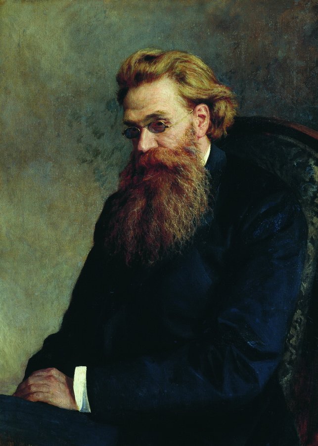 Portrait of Alexander Gerd, vintage artwork by Nikolai Aleksandrovich ...