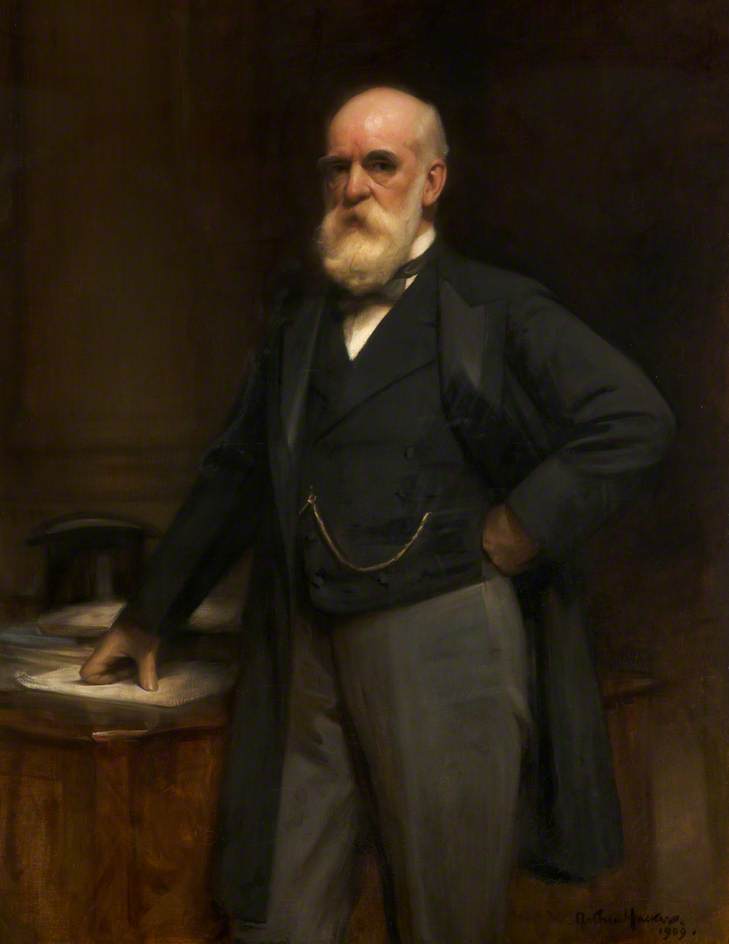 Sir John Brunner, vintage artwork by Arthur Hacker, A3 (16x12") Reprod ...